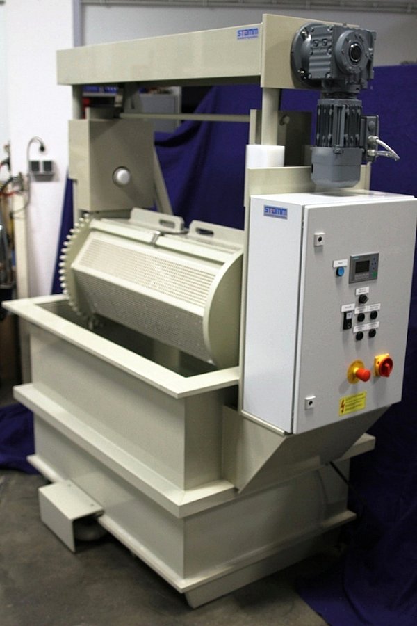 Waschstation für Anodenbeutel / www.galvanoanlagenbau.de